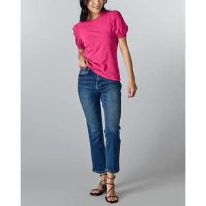 DownEast | Tops | New Downeast Perfect Puffed Sleeves Tee In Lilac Rose ...